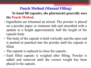 Hard gelatin capsules - a detailed study | PPTX