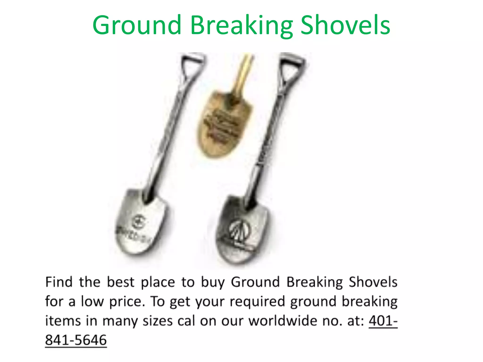 Engraved Shovels | PPTX