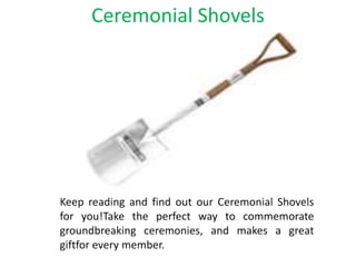 Engraved Shovels | PPTX