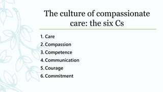Care and Compassion in Nursing | PPTX