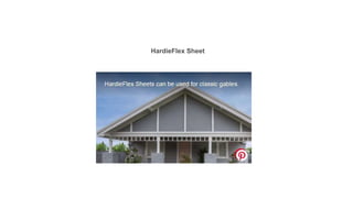 Hardie Flex Sheet and Batten Cladding Solutions | James Hardie | PPTX