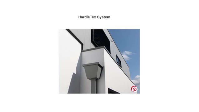 HardieTex System | James Hardie | PPT