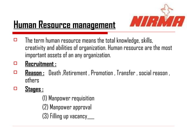 Nirma | PPT