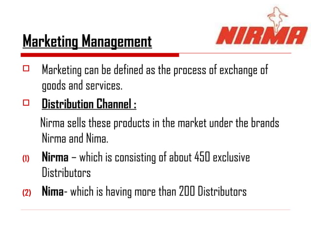 Nirma | PPT
