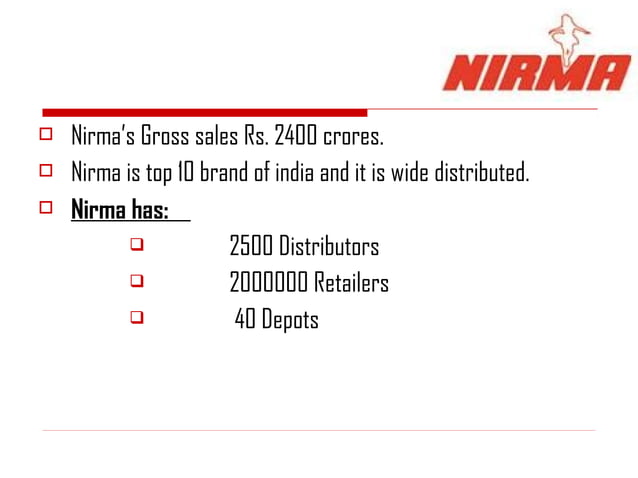 Nirma | PPT