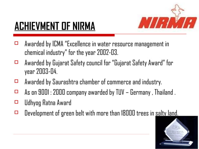 Nirma | PPT