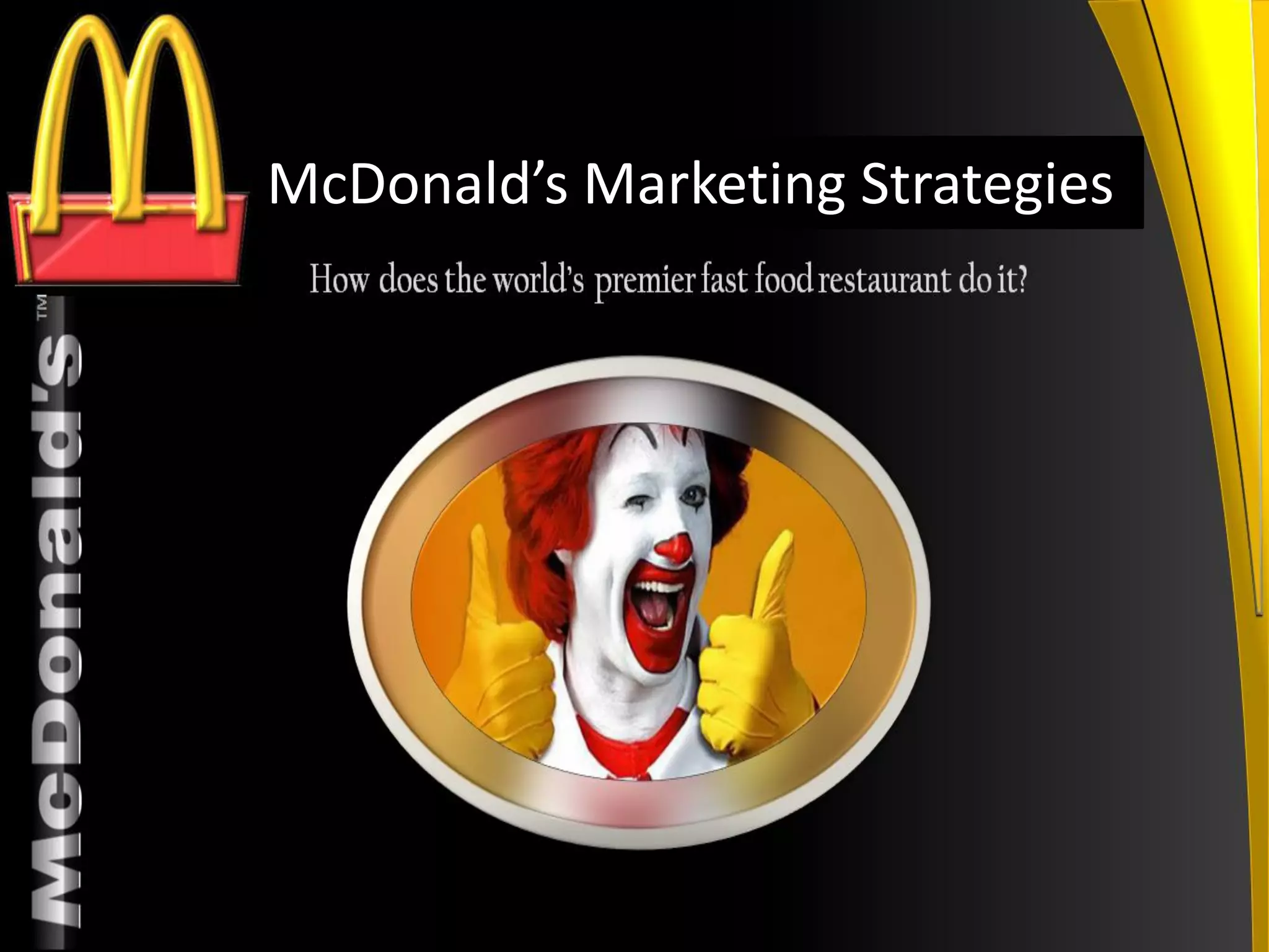 McDonald's marketing strategy | PDF