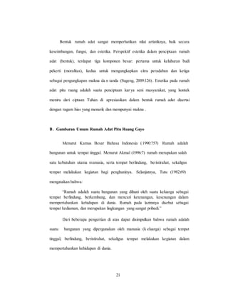 Hardinata arma, rumah adat gayo 7 ruang | DOCX