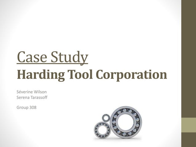 Harding tool Corporation | PPT