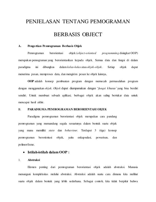 Pengertian Object Oriented Programming - REQUEST Apps Pengertian Object Oriented Programming - REQUEST Apps