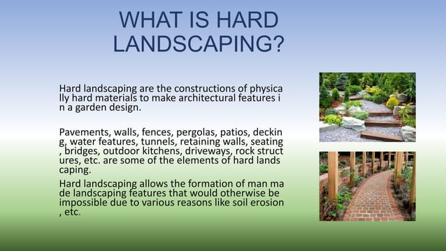 Hard landscaping | PPTX | Landscaping | Home & Garden