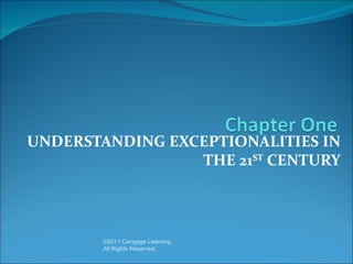 Human Exceptionality Chapter 1 | PPT