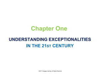 Chapter 1 Understanding Exceptionalities | PPTX