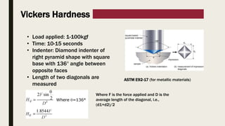 Hardness- A mechanical property | PPT