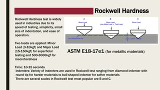 Hardness- A mechanical property | PPT