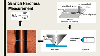 Hardness- A mechanical property | PPT