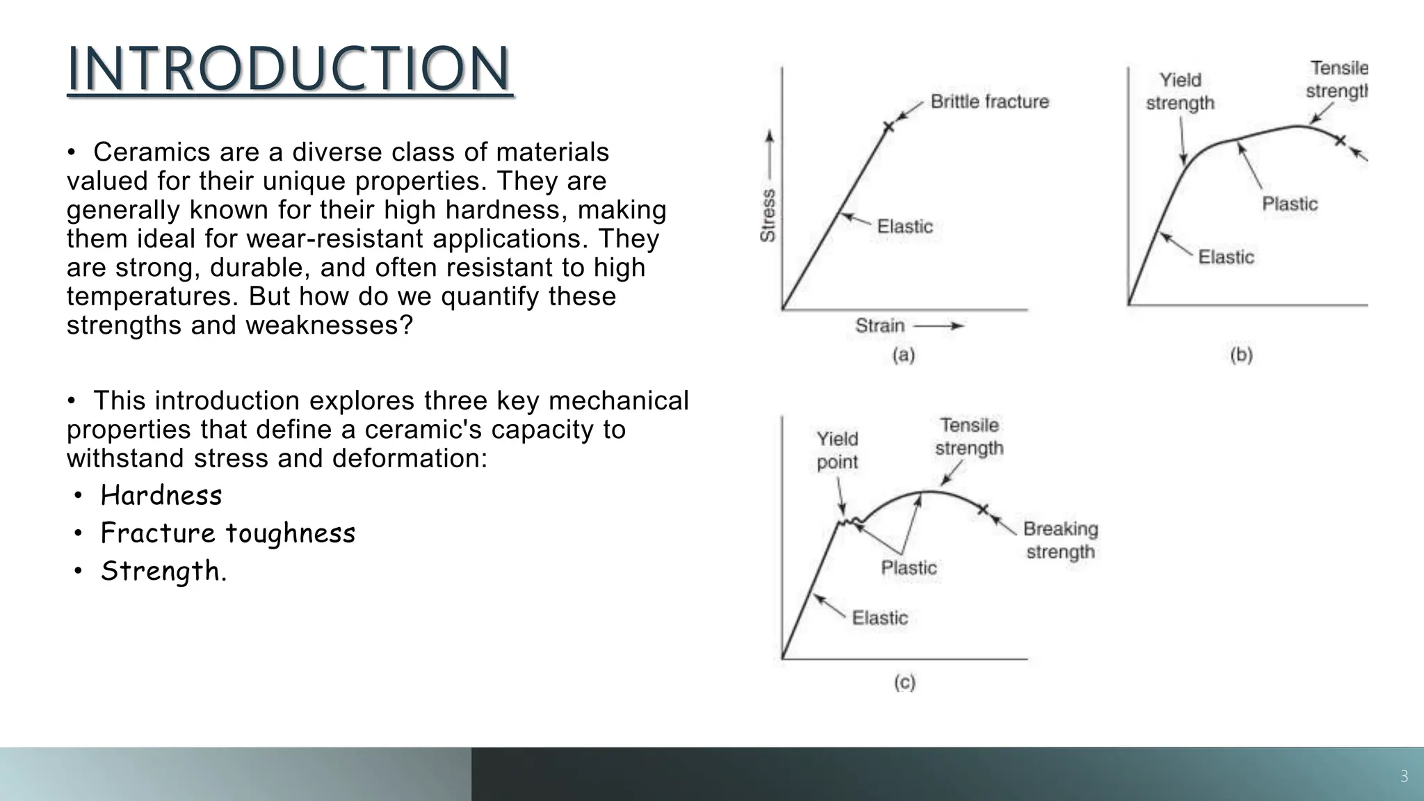 HARDNESS, FRACTURE TOUGHNESS AND STRENGTH OF CERAMICS | PPTX