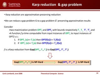 Hardness of approximation | PPT