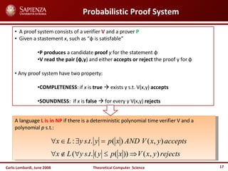 Hardness of approximation | PPT