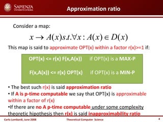 Hardness of approximation | PPT
