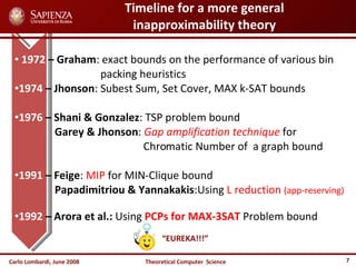 Hardness of approximation | PPT