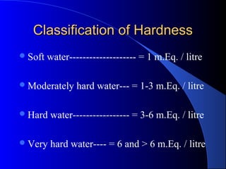 Hardness of water | PPT