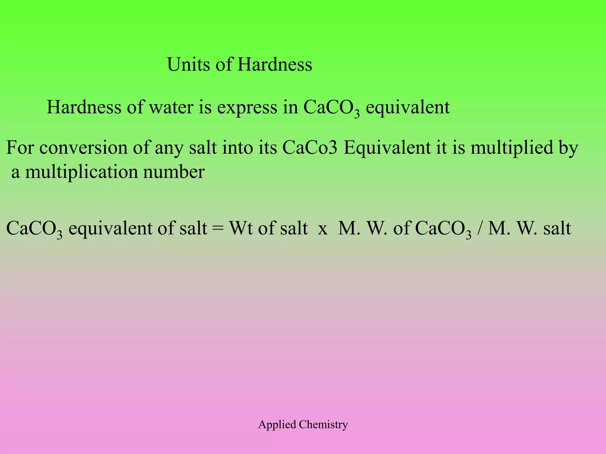 Hardness of water | PPT