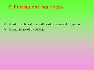 Hardness of water | PPT