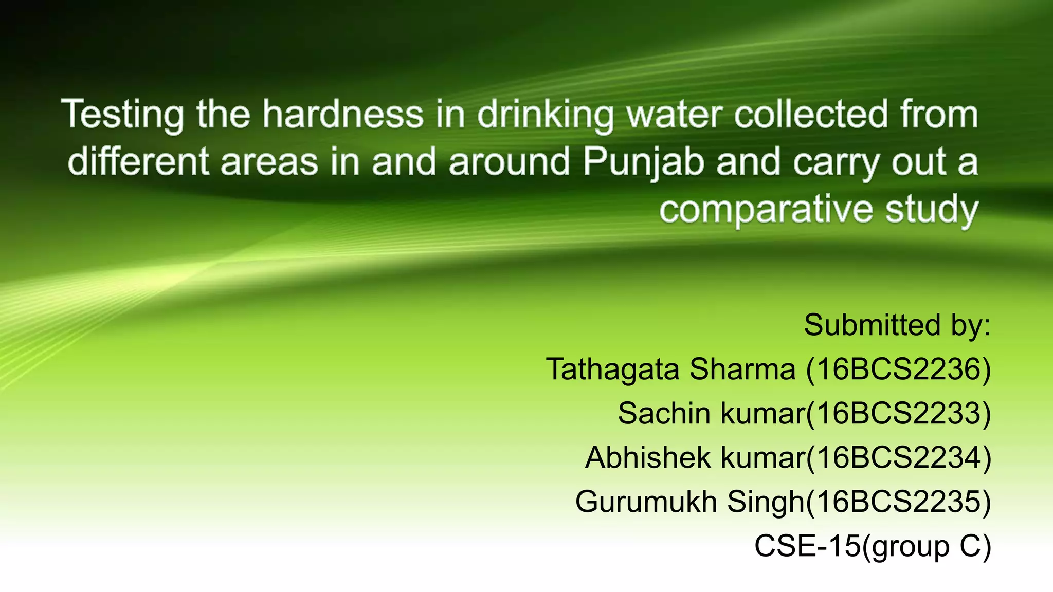 Hardness of water_new | PPT