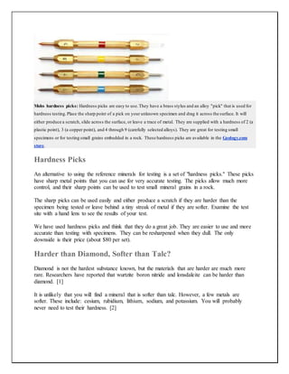 Hardness scale | DOCX