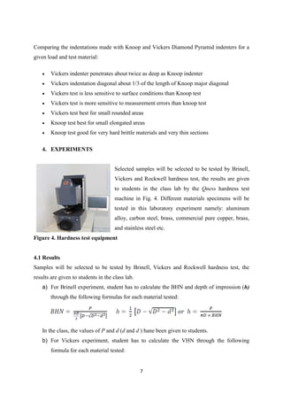 Hardness test en | PDF