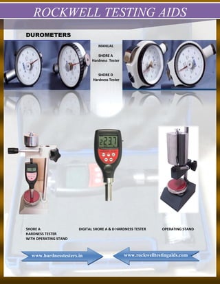 Rockwell Testing Aids, New Delhi, Rockwell Hardness Testers | PDF