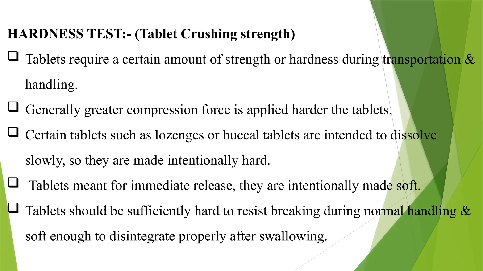 Hardness test for tablets.pptx Hardness test for tablets.pptx