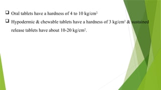 Hardness test for tablets.pptx Hardness test for tablets.pptx