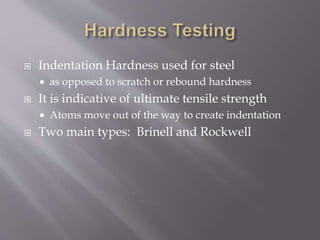 Hardness testing | PPTX