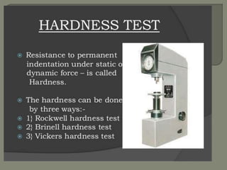 Hardness testing | PPTX