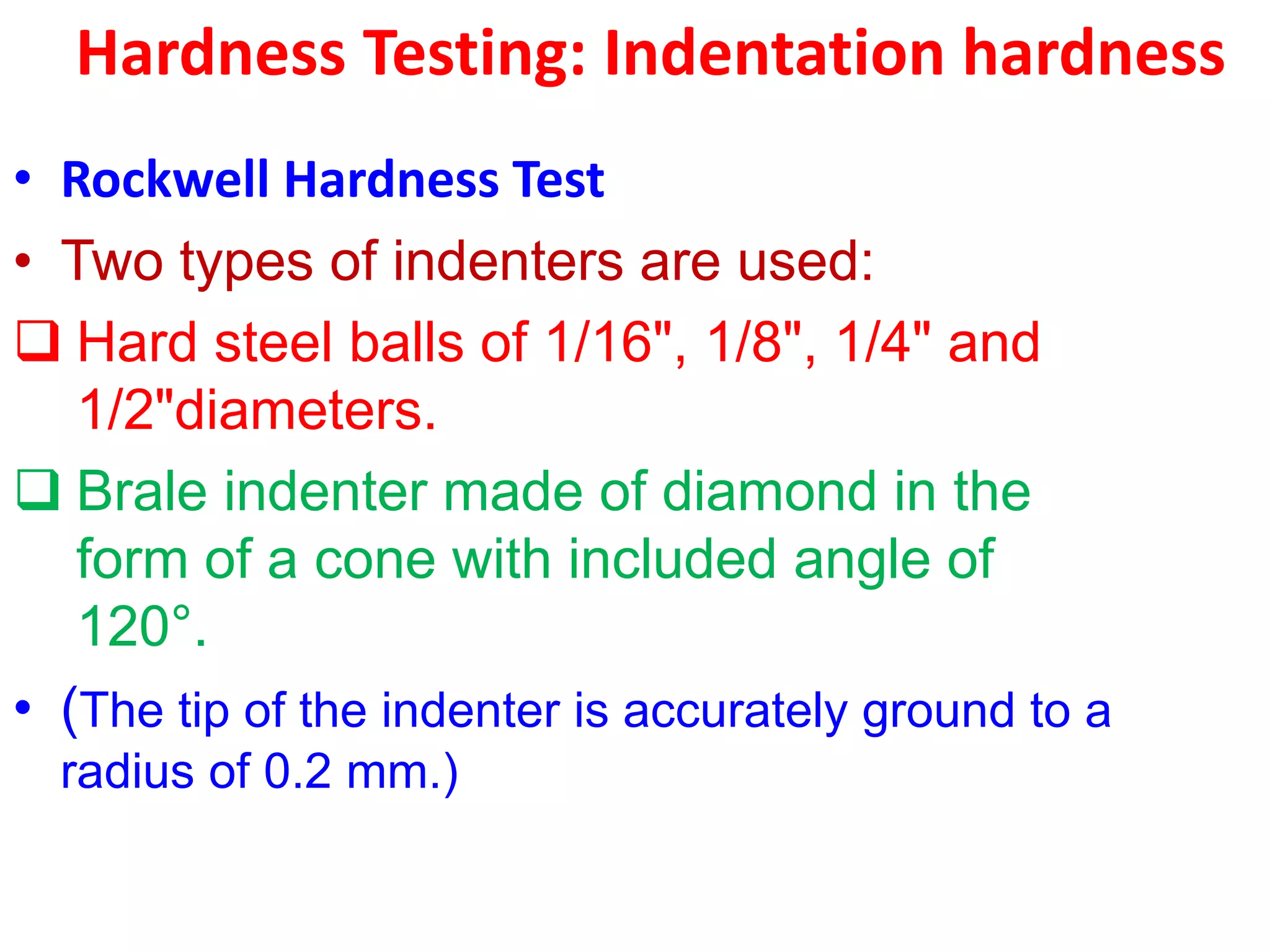 Hardness testing | PPTX