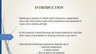 HARDENING by Jeevan B M | PPT