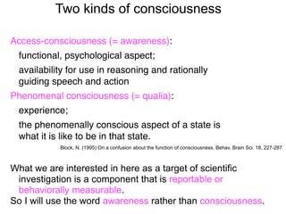 The hard problem of consciousness | PPT