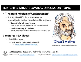 Hard Problem of Consciousness | PPT