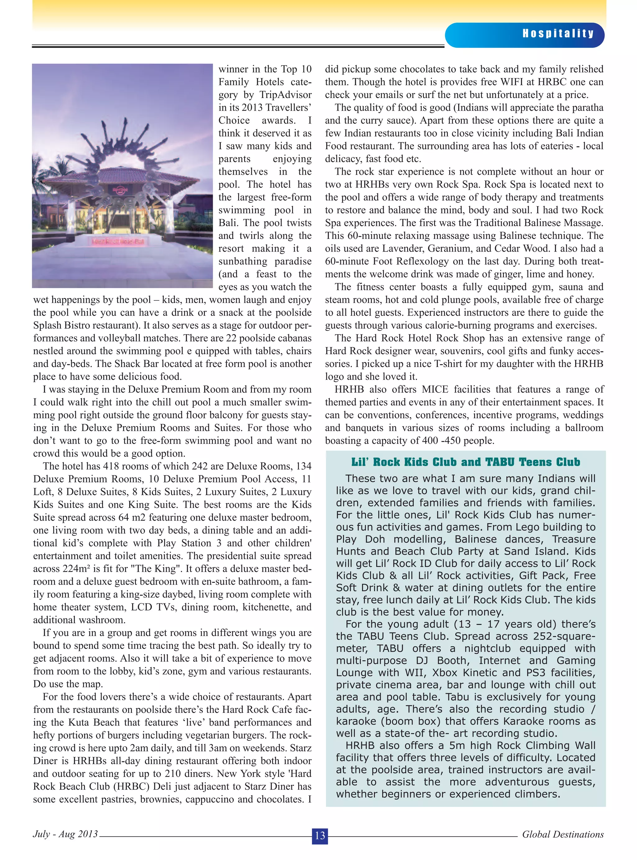 Hard Rock Hotel and Bali | PDF