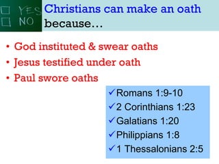 Hard sayings of jesus yes or no | PPT