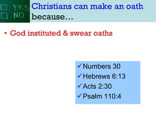 Hard sayings of jesus yes or no | PPT