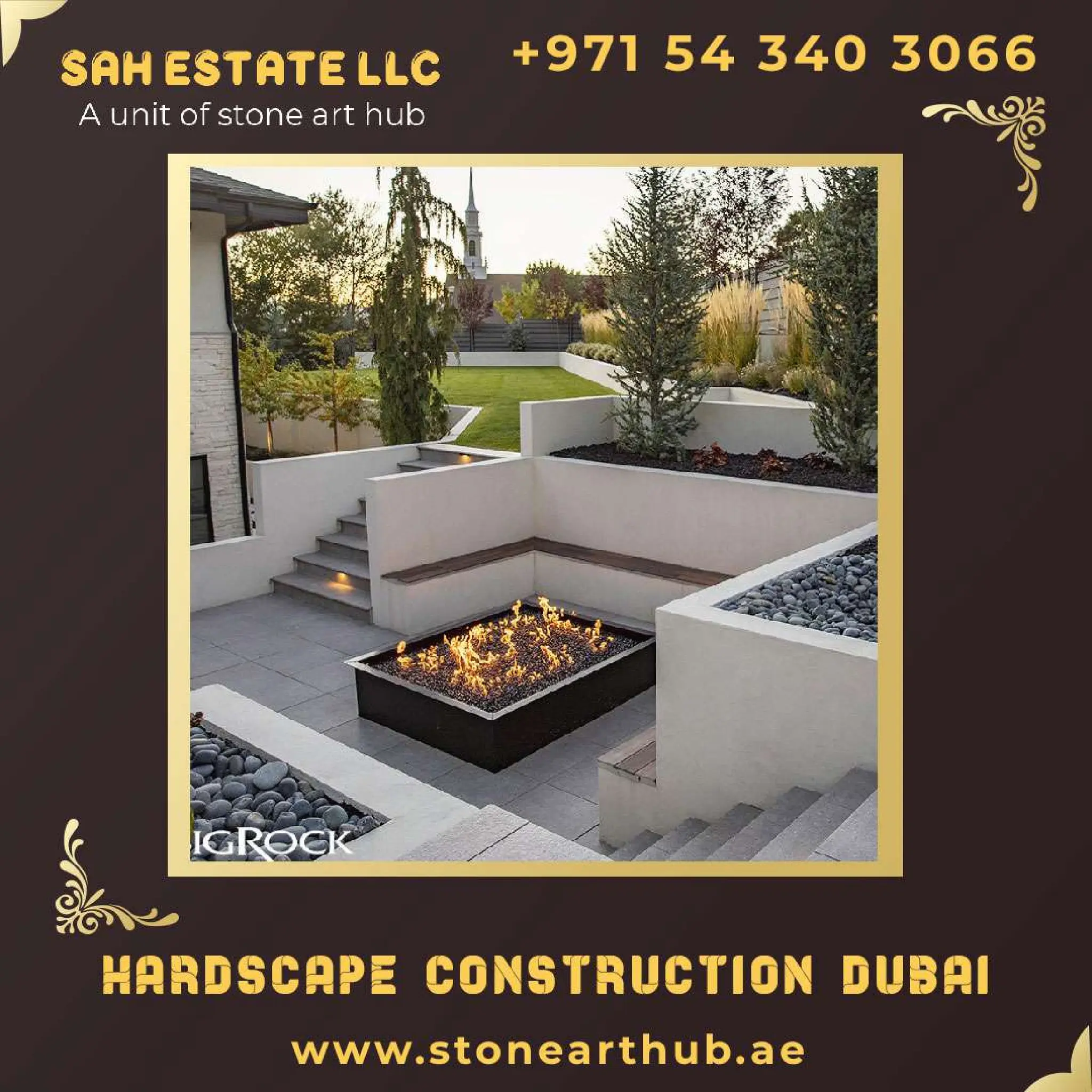 Hardscape Construction Dubai - SAH ESTATE LLC | PDF