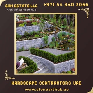 Hardscape Contractors UAE - SAH ESTATE LLC | PDF