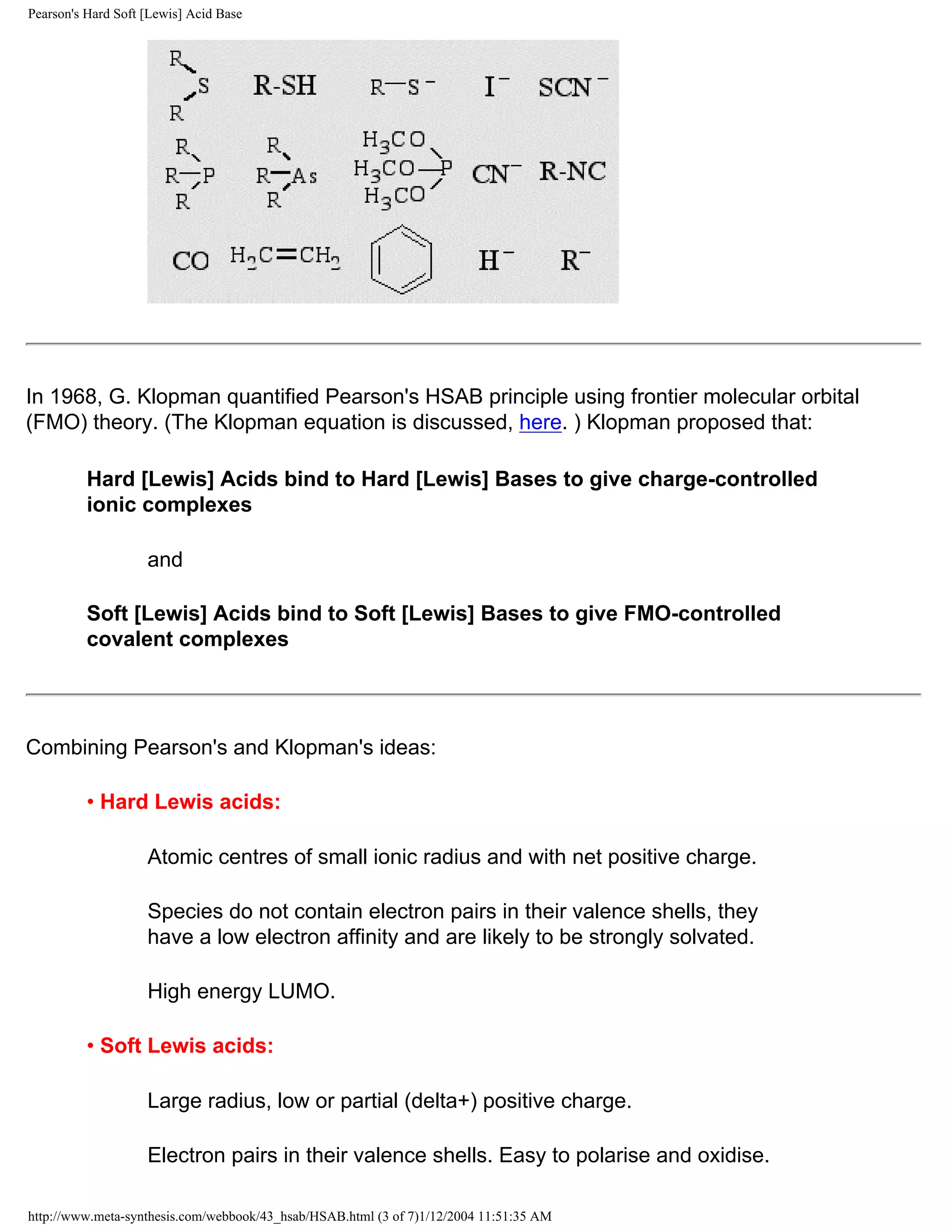 Hard soft acid_base | PDF