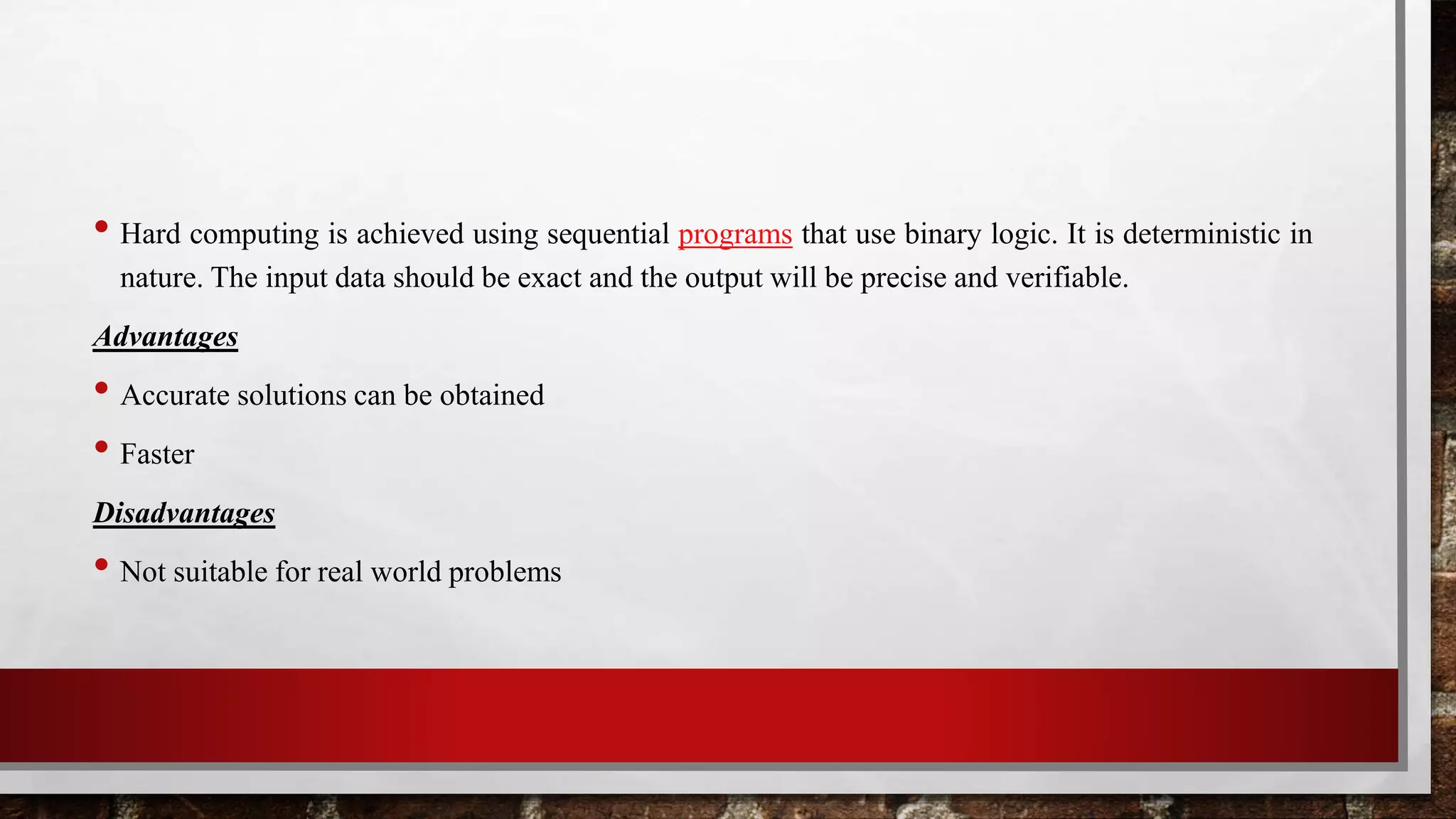 Hard & soft computing | PPTX