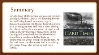 'Hard Times' by Charles Dickens ppt student analysis | PPT