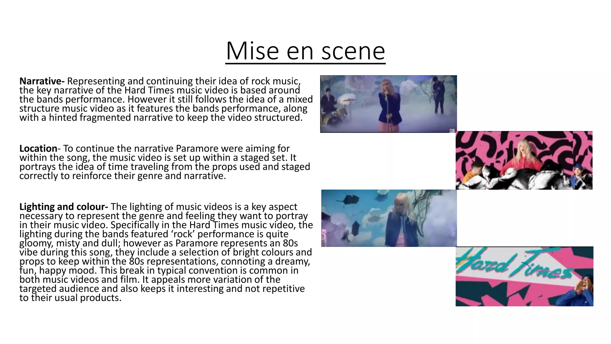 Preliminary- Hard times Paramore analysis | PPTX