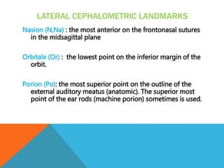 Hard tissue cephalometrics | PPTX